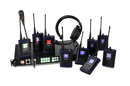 TL MEDIA Full-Duplex Wireless Intercom System 6008M with Base Station 8 ...