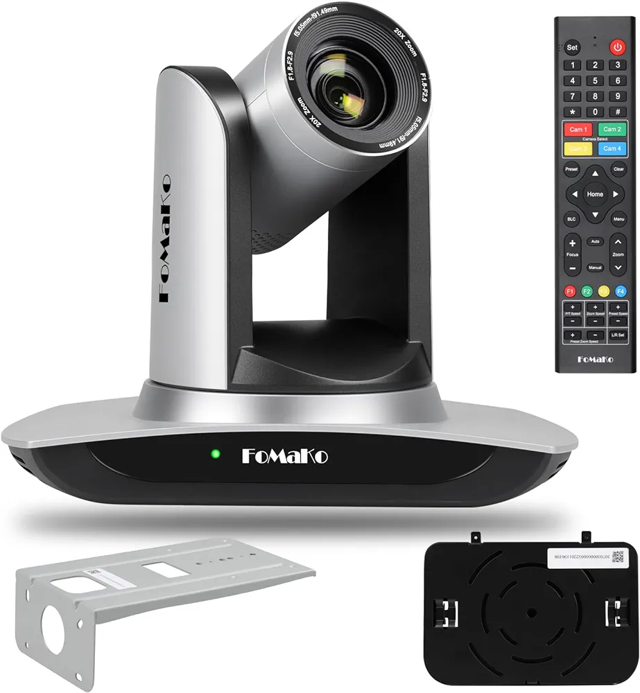 FoMaKo AI Auto Tracking HDMI PTZ Camera 20x Optical Zoom IP USB3.0 HDMI ...