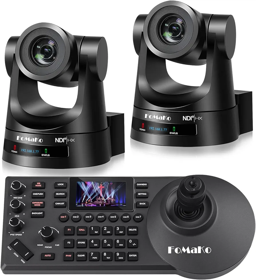 FoMaKo NDI PTZ Camera 30X Bundle HDMI 3G-SDI IP PoE HDMI PTZ Camera for ...