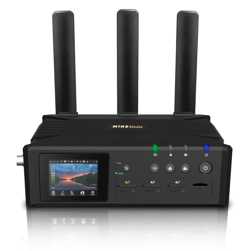 Mine Media Q8S 5G Bonding Streaming Encoder - Holocene Innovations